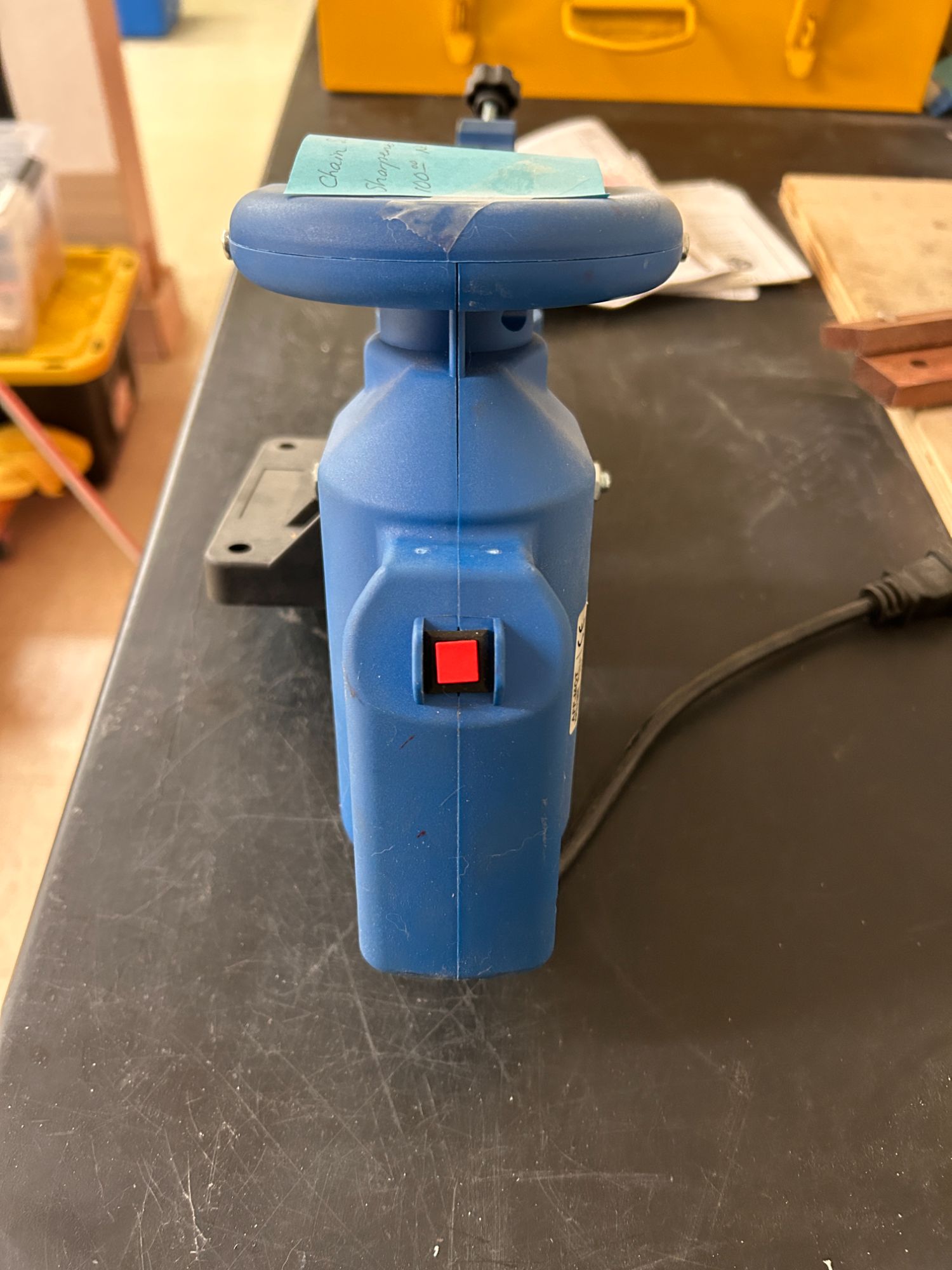 Electric Chainsaw Sharpener Blue Heavy-Duty AFEMOT 4800 RPM Adjustable ...